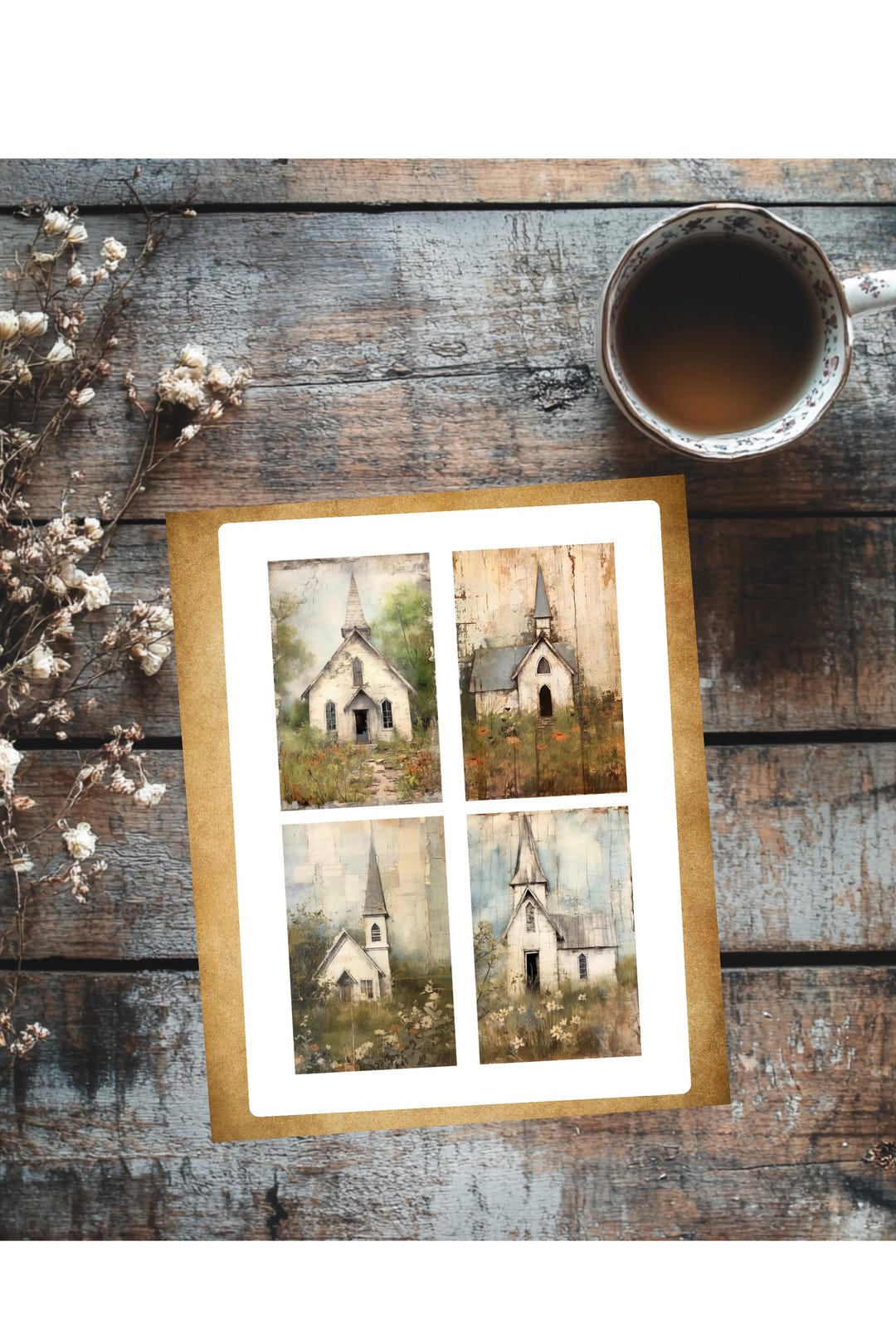 Printed Fabric Panel | Cotton | Scenery | Textile Collage & Slow Stitch ...