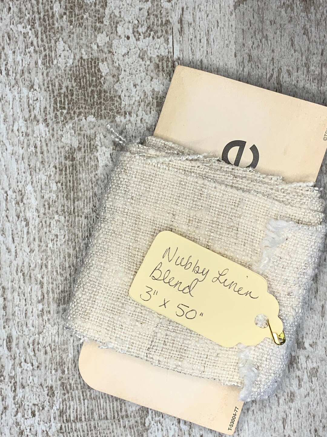 Upcycled Nubby Textured Soft Linen Blend Fabric 3 Inches Wide Sold by ...