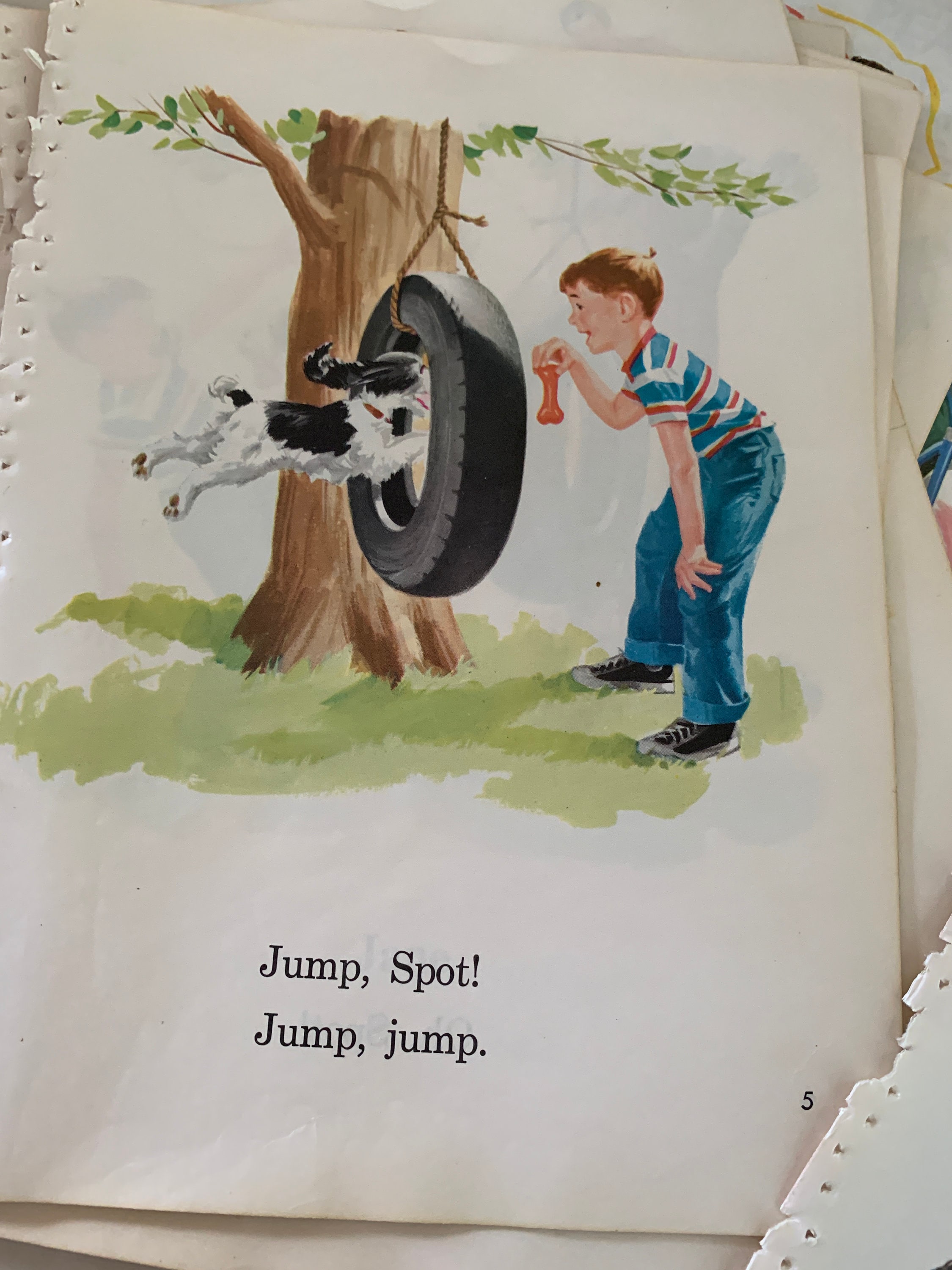 1950s Classroom Reader Pages | Vintage School Book Ephemera for Junk ...