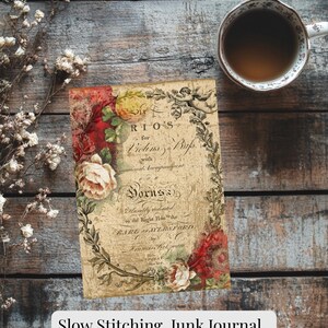 46 Boho Text Retro Text Custom 8x10 Fabric Panel for Sewing & Mixed ...