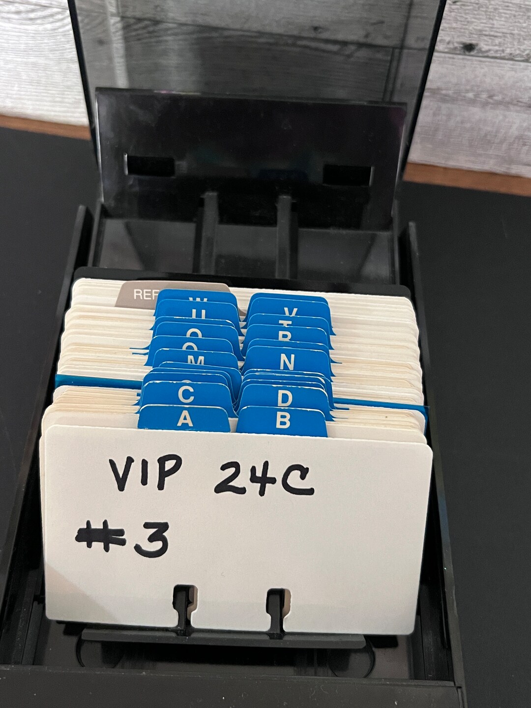 Vintage Rolodex Style Address Book, Rolodex Style Card File, Rolodex ...