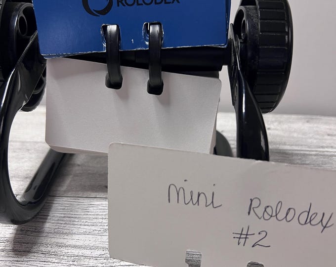 Vintage Rolodex Address Book, Rolodex Card File, Rolodex Collage Cards ...