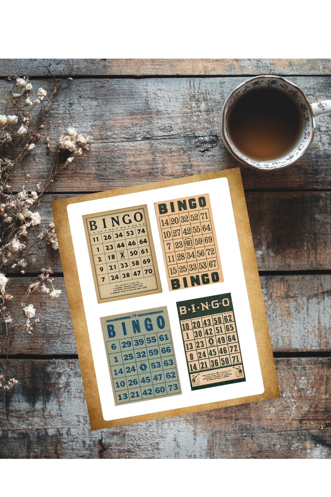 Printed Fabric Panel | Cotton | Bingo | Textile Collage & Slow Stitch ...