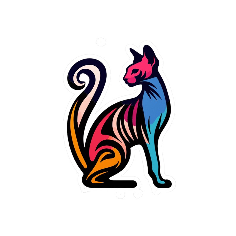 Sphynx Play-cat Vinyl Decals Vibrant and Eye-catching - Etsy