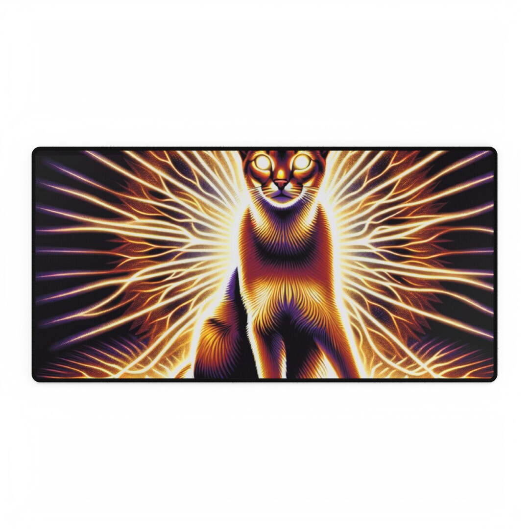 Amelia Delacour Glowing Abyssinian Allure Mouse Pad - Etsy