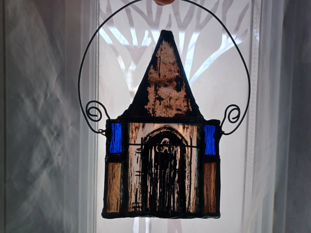 Mausoleum Stained Glass, Graveyard, Sunchatchers, for Windows ...