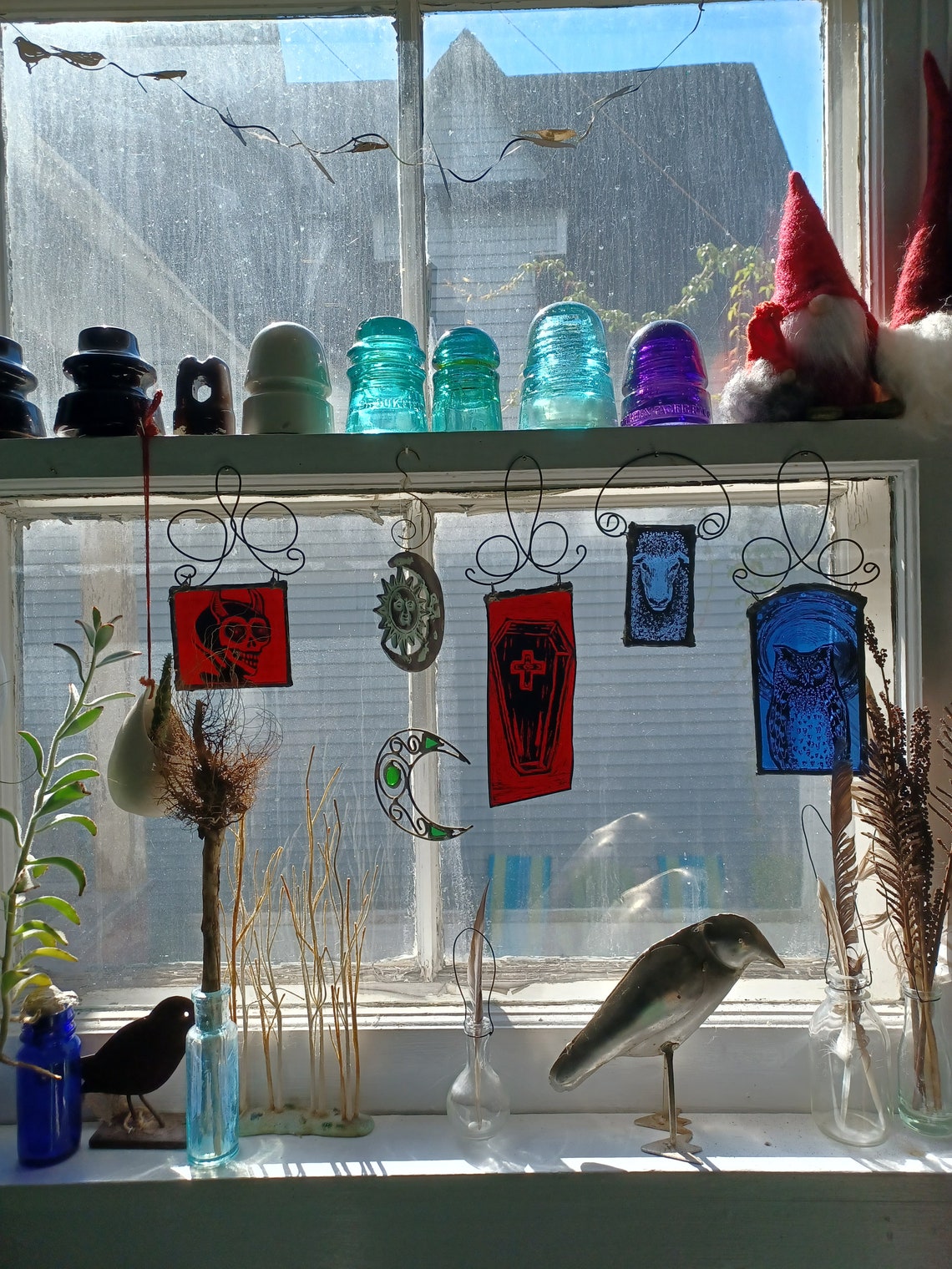 Sheep Stained Glass Suncatcher for Windows Sheep Ewe - Etsy