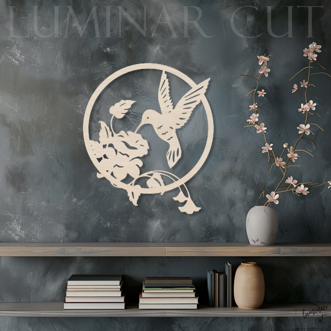 Humming Bird Wood Sign • Custom Wooden Wall Art • Plywood Sculpture ...