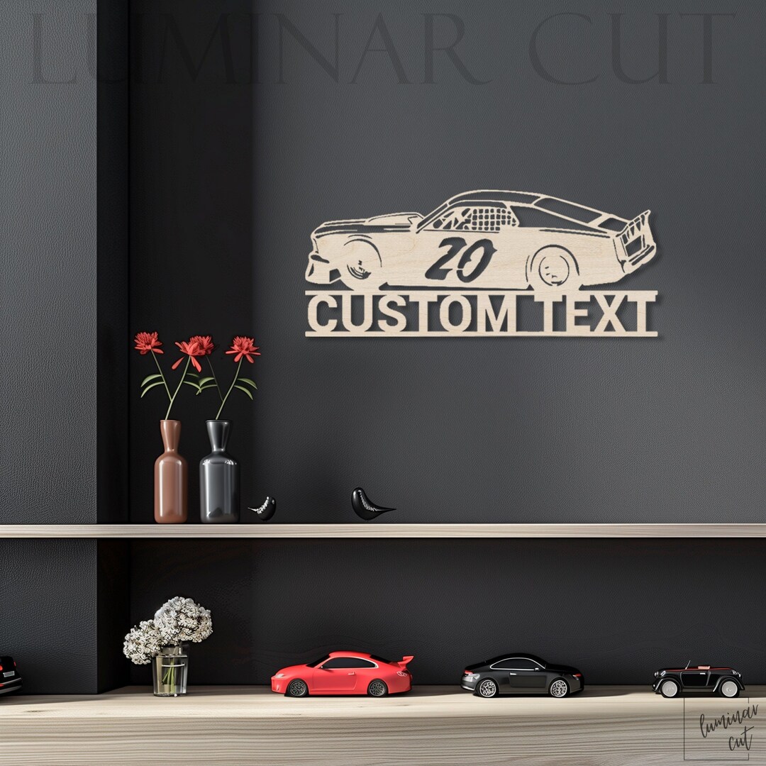 Personalized Automotive Wood Wall Sign • Custom Car & Motorcycle Lover ...