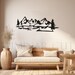 Mountain & Forest Sign • Custom Wooden Wall Art • Decorative Wall ...