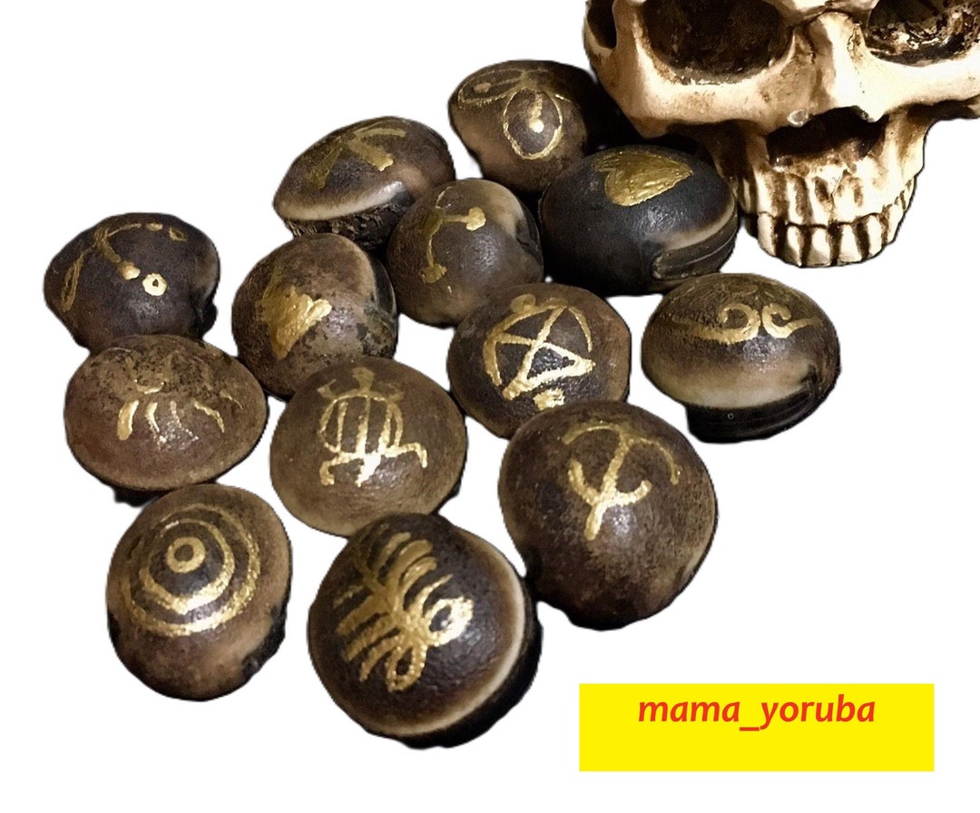 African Runes Set 13 African Runes - Bag + Instructions - Handmade - Etsy