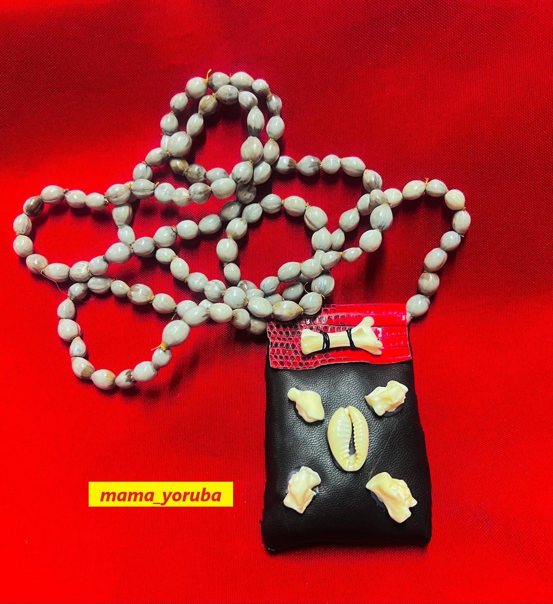 Consecrated Amulet African Necklace Against Voodoo Handmade - Etsy