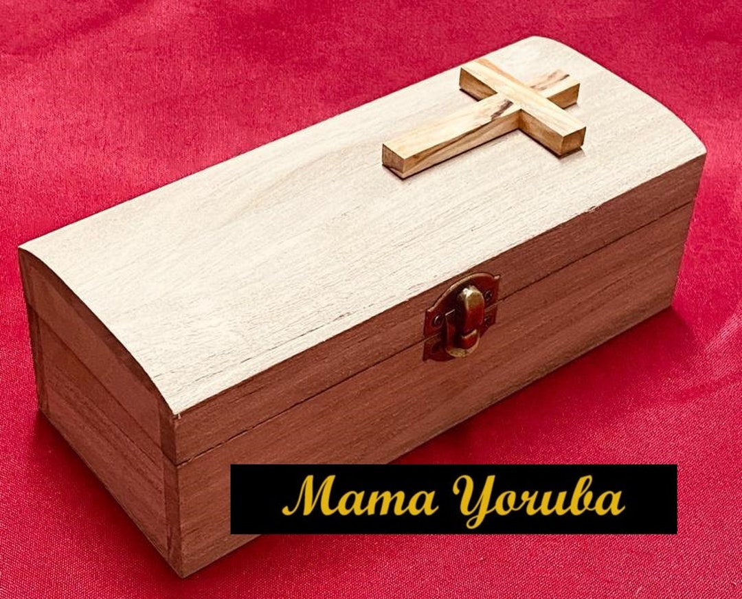 Trunk of the Dead Natural Wood Coffin Box of the Dead Santeria Ifa ...