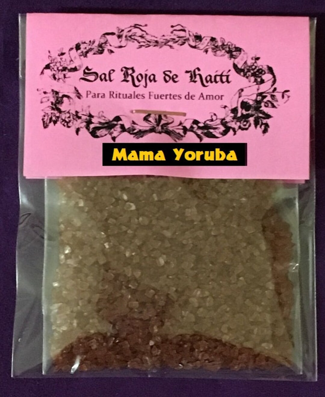 Haitian Red Salt 20gr. for Strong LOVE Rituals Santeria Ifa Ritual ...