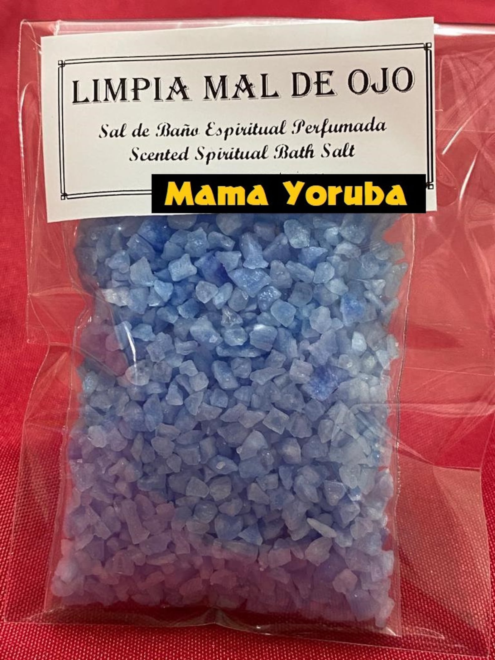 CLEAN EVIL EYE Scented Spiritual Bath Salt 50gr. Sales Santeria Rituals ...