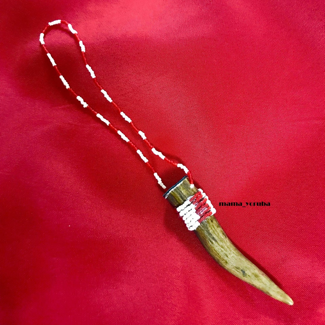 Monkey Horn Necklace Santeria Ifa - Etsy