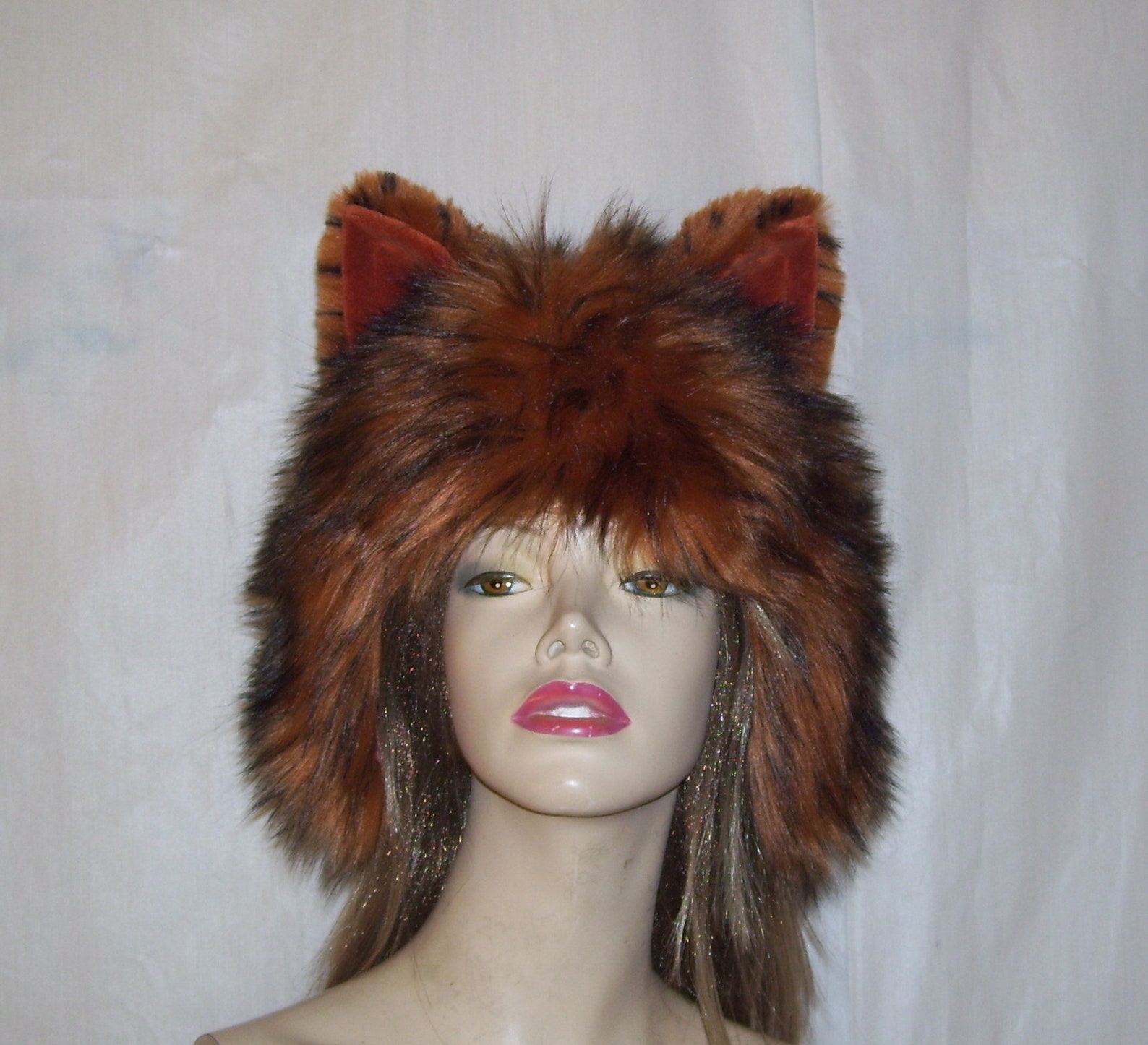 Tiger Fur Hat Rum Tum Tugger Halloween Costume Hat Furry Head - Etsy