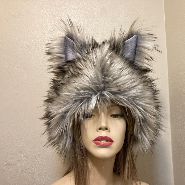 Wolf Head Hat - Etsy