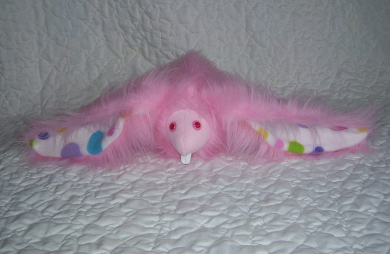 Fluffy Pink Bunny Rabbit Buck Tooth Plushie Stuffed Animal Fur | Etsy