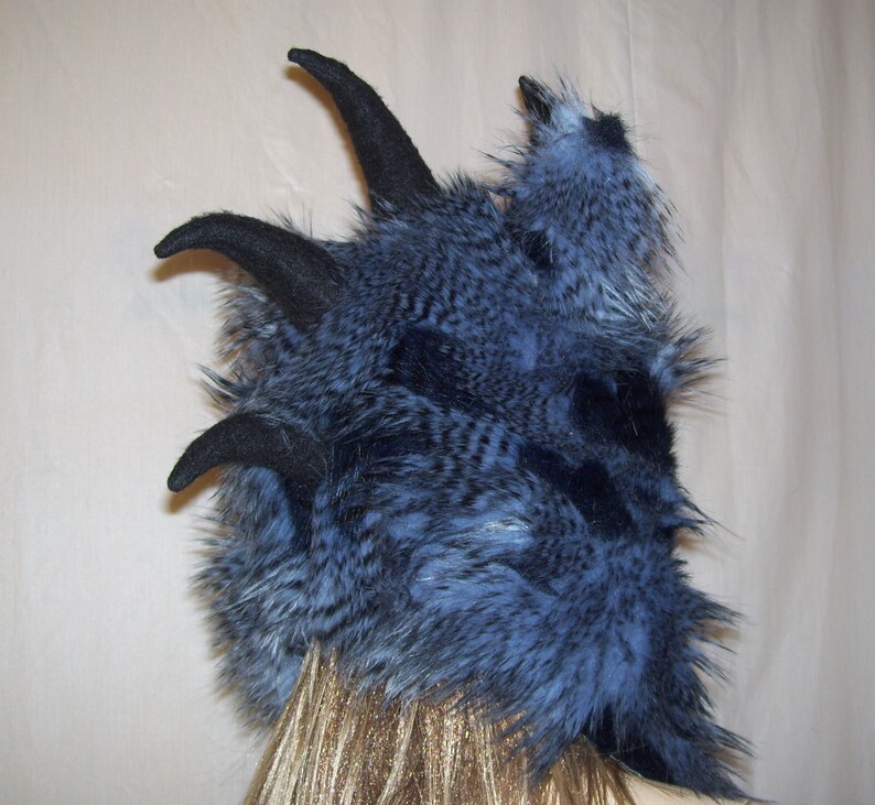 Monster Horn Hat OOAK Costume Hat Furry 4 Horned Horns Cryptid | Etsy