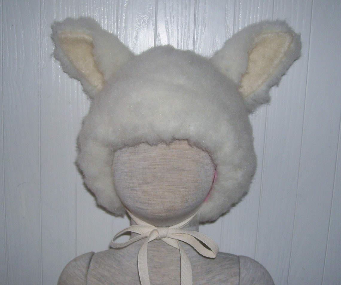 Cute Bunny Hat Furry Gift Baby Rabbit Ear Dress up Tissavel - Etsy