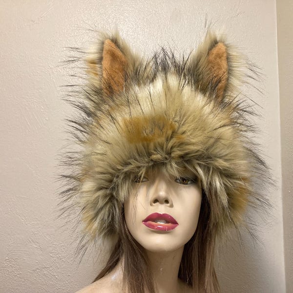 Wolf Head Hat - Etsy
