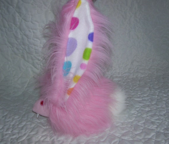 Fluffy Pink Bunny Rabbit Buck Tooth Plushie Stuffed Animal Fur | Etsy