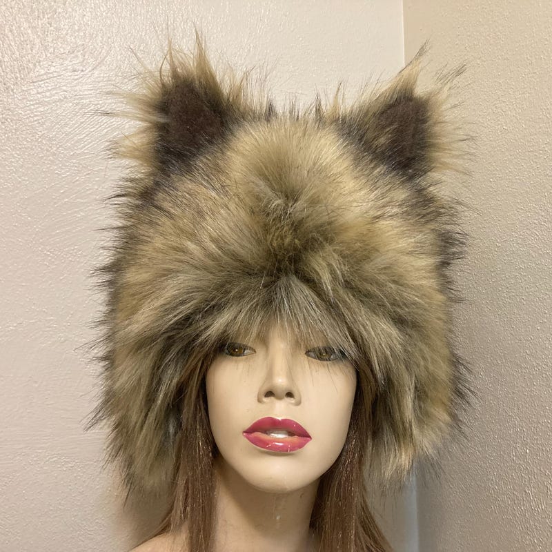 Wolf Head Hat - Etsy