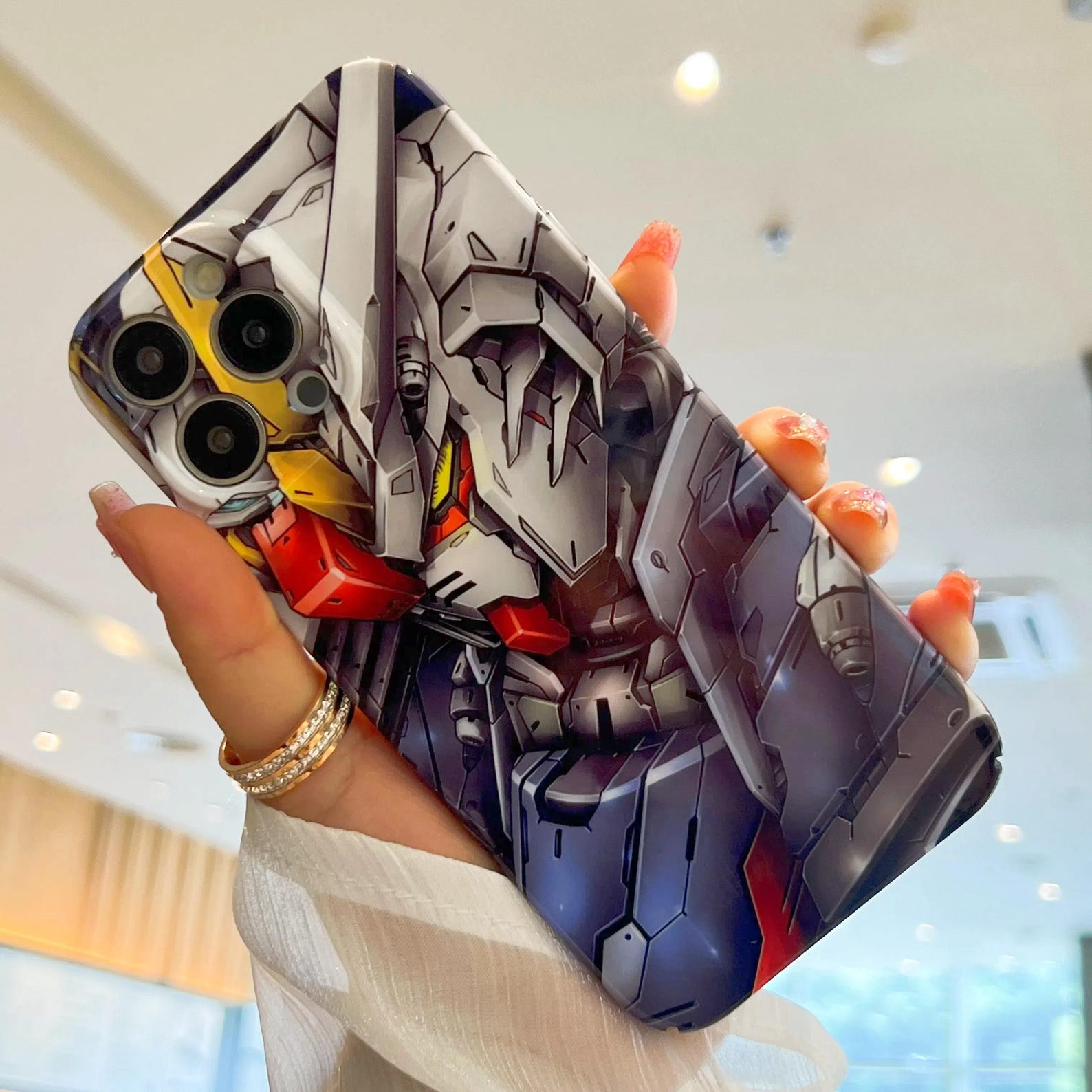 New Robot Anime Phone Case for iPhone 17 16 15 14 13 12 Pro Max Samsung ...