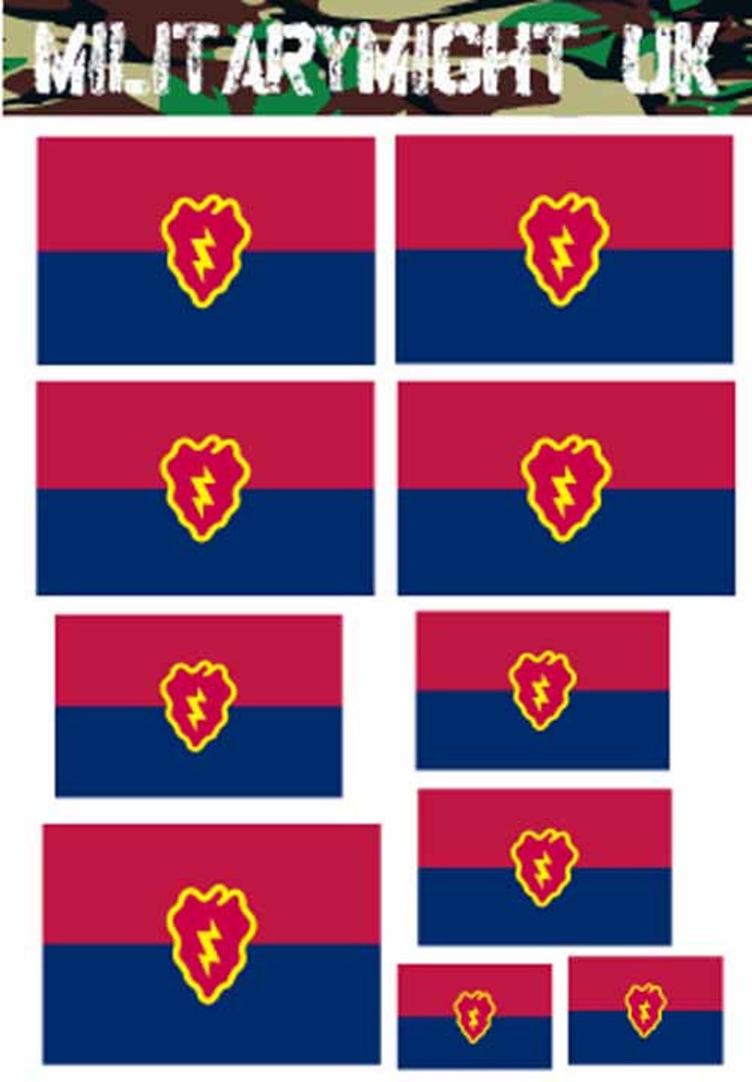 1 32 1 35 Scale US 25th Infantry Division Flags - Etsy