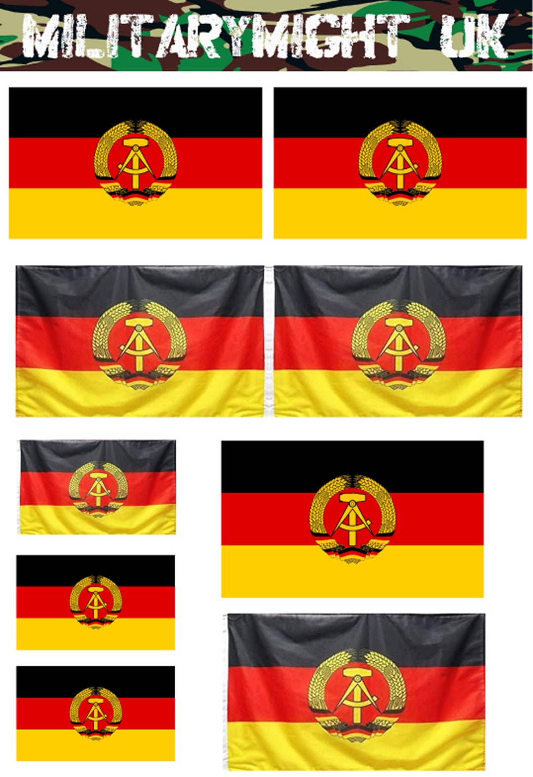 1 16 1 18 Scale East German DDR Flags - Etsy