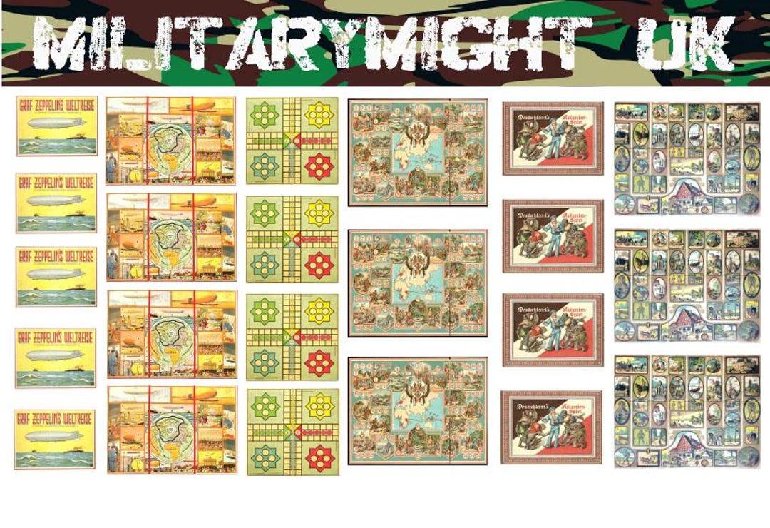 1 32 1 35 Scale German Board Games Decals WW1 Period Decals - Etsy