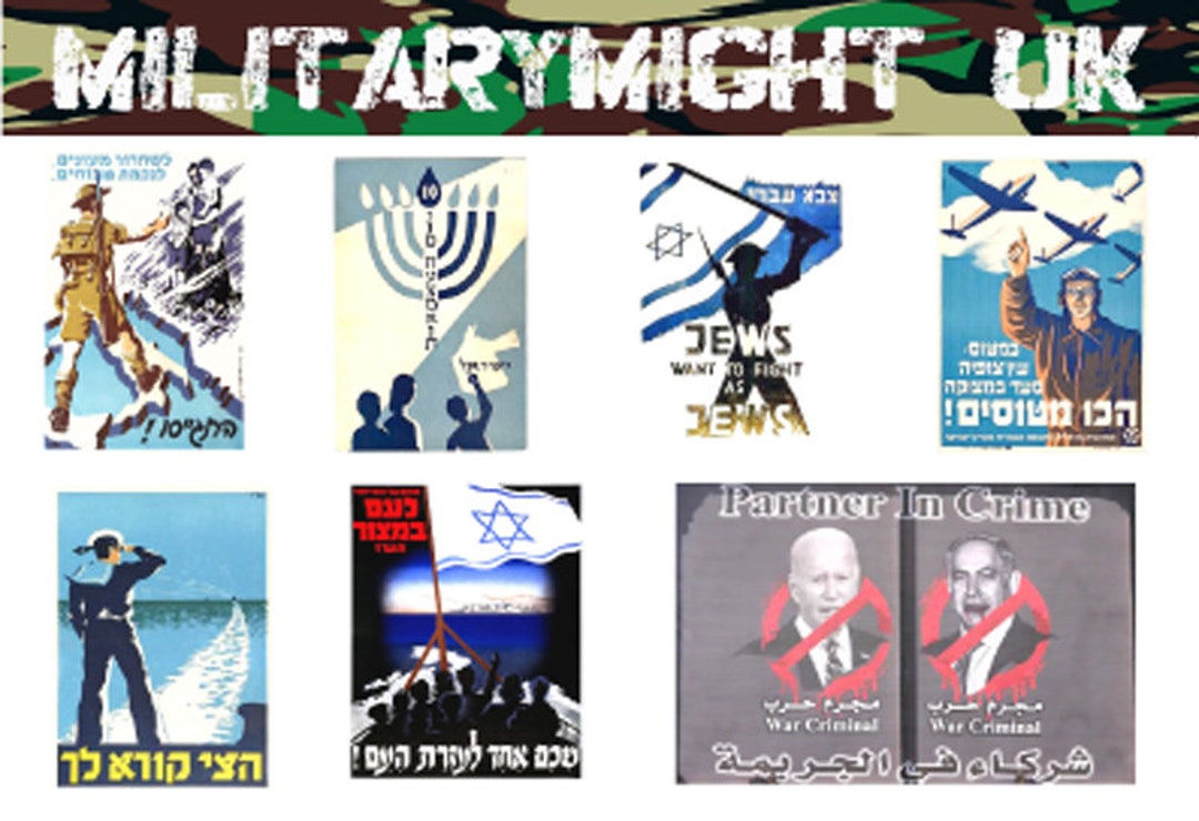 1/32 1/35 Scale Israel Period Posters Diorama Decals Modelling Set 2 - Etsy