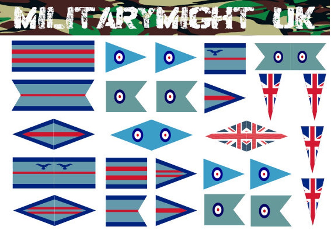 1 16 1 18 Scale RAF Vehicle Tank Car Pennants - Etsy