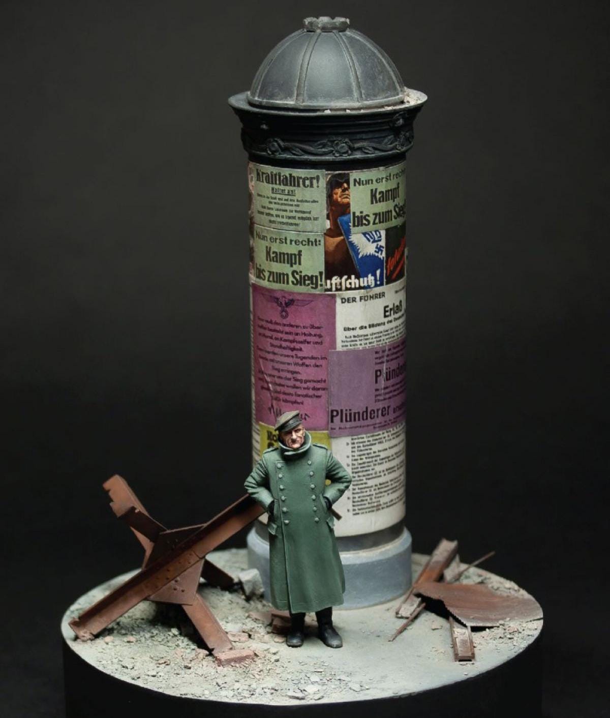 1 16 1 18 Scale WW2 German Rotunda Signs Posters Decals Set 2 Diorama ...