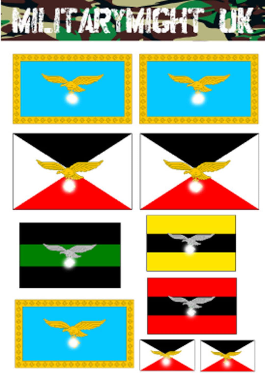 1 32 1 35 Scale German Luftwaffe Flags - Etsy