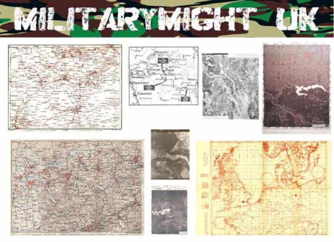 1 16 1 18 Scale WW2 Printed Maps Dambusters RAF - Etsy