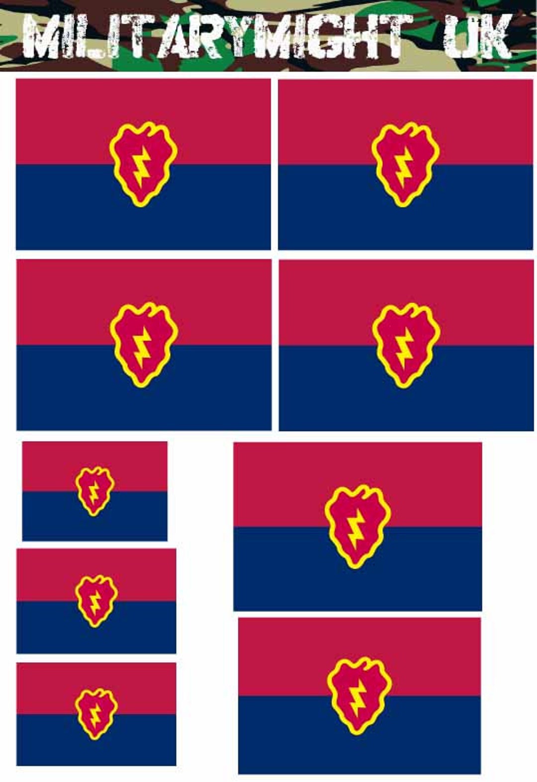 1 16 1 18 Scale US 25th Infantry Division Flags - Etsy