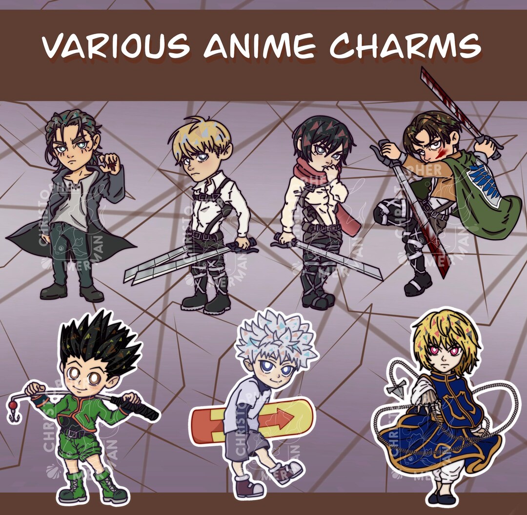Various Animes Cool Charms Otaku Gifts - Etsy