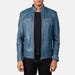 Ride in Style Blue Leather Motorcycle Jacket - Etsy