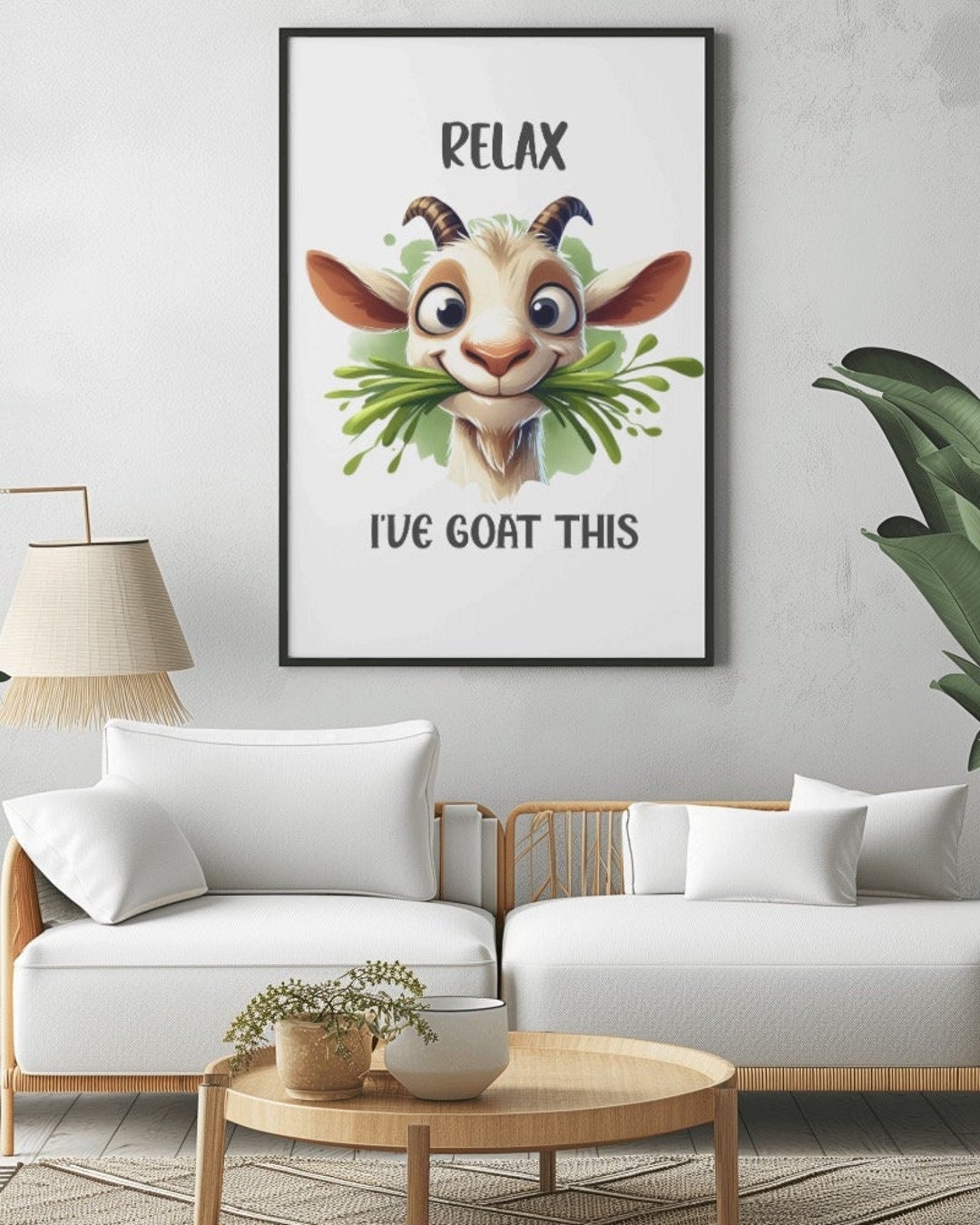 Relax Ive Goat This Design | PNG Format | JPG Format | Funny Goat Quote ...