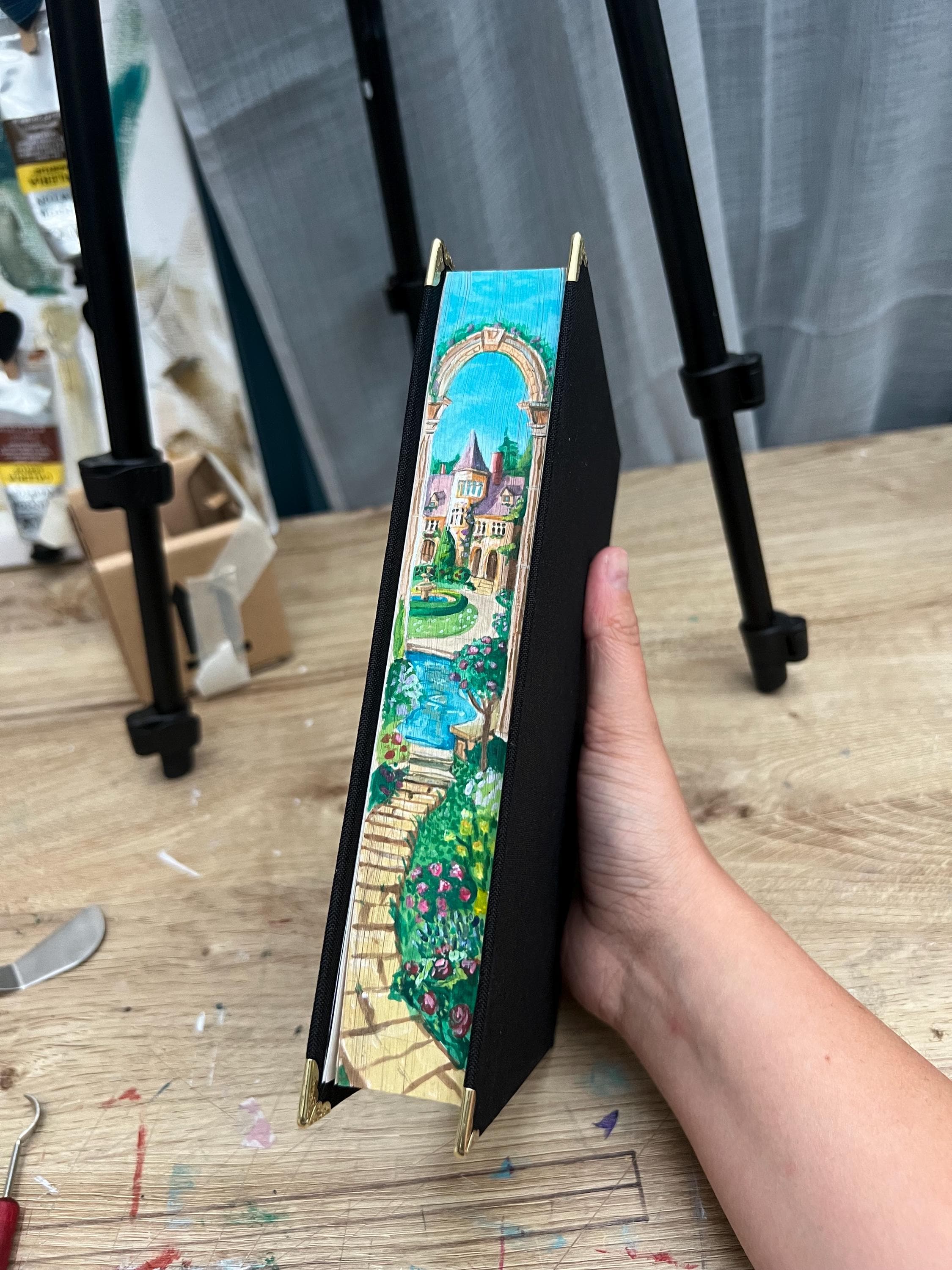 Custom Fore Edge Hand Painted Hardback Book Sprayed Edge - Etsy