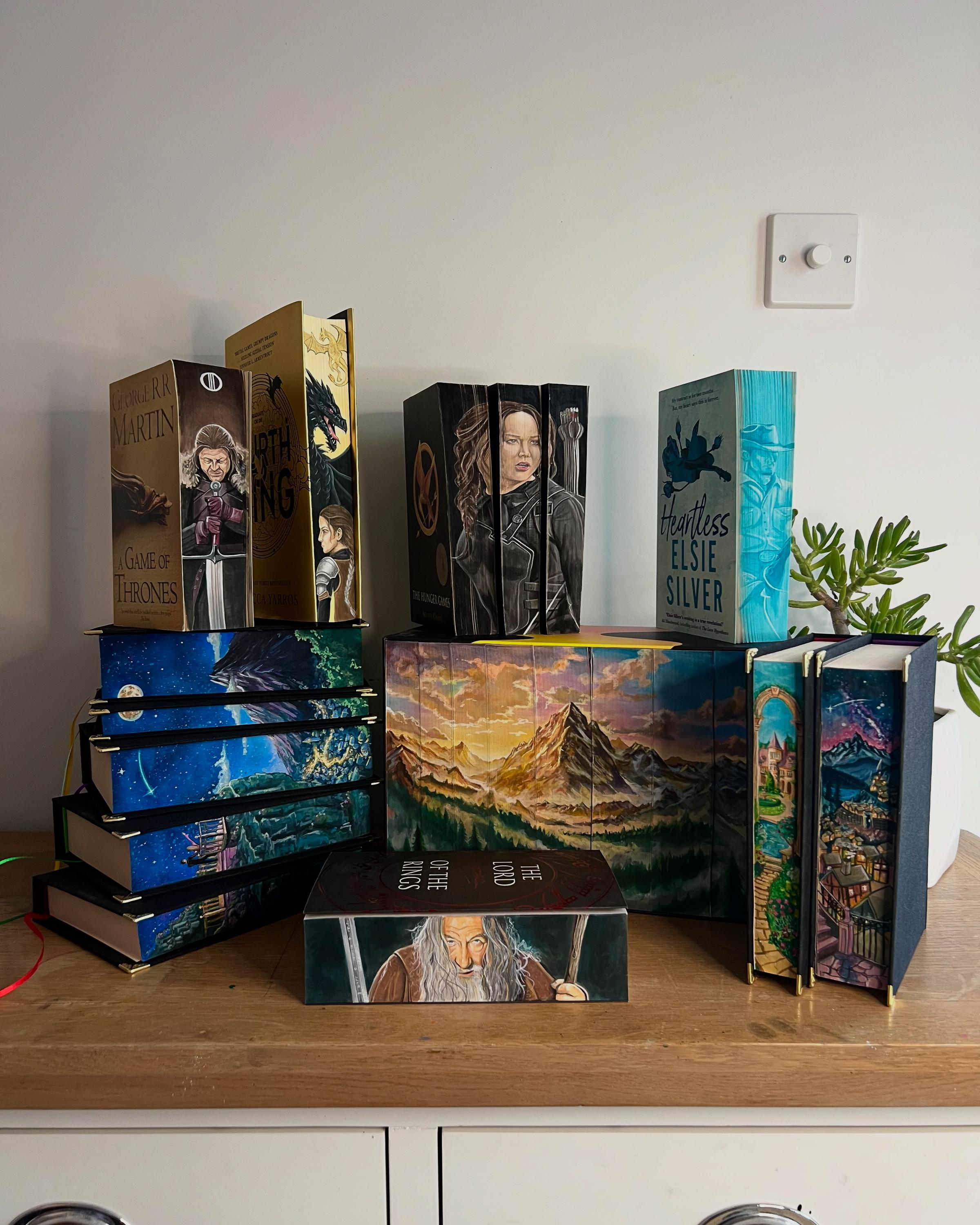 Custom Fore Edge Hand Painted Hardback Book Sprayed Edge - Etsy