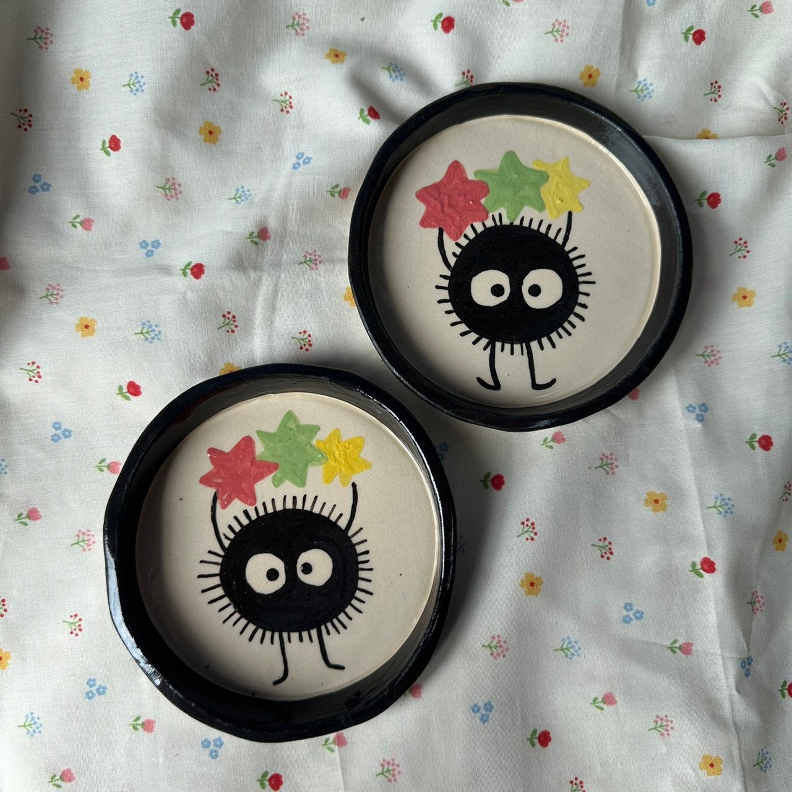 Spirited Away Cute Soot Sprites Small Plate, Susuwatari, Ghibi My ...