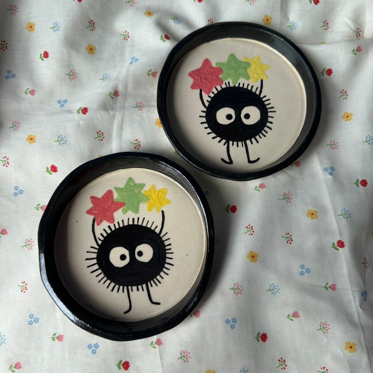 Spirited Away Cute Soot Sprites Small Plate, Susuwatari, Ghibi My ...
