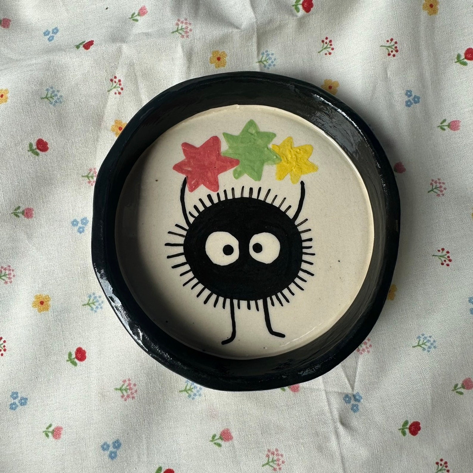 Spirited Away Cute Soot Sprites Small Plate, Susuwatari, Ghibi My ...