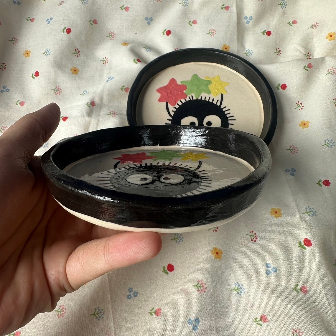 Spirited Away Cute Soot Sprites Small Plate, Susuwatari, Ghibi My ...