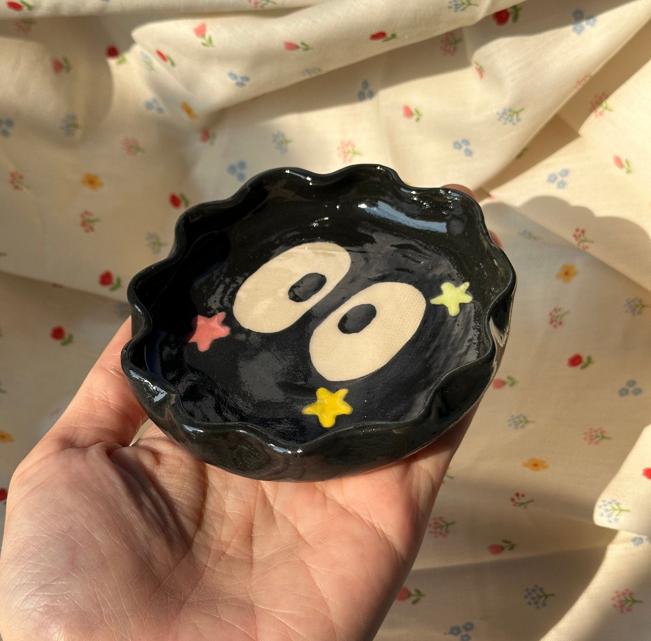 Spirited Away Cute Soot Sprites Small Plate, Susuwatari, Ghibi My ...