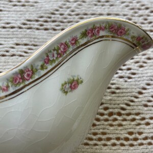 Set of 2 Antique Mercer China Semi-vitreous Dishes in Off-white, Pink ...