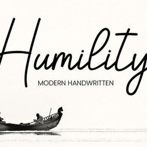 Humility Font, Handwritten Font, Cute Font, Branding Font, Wedding Font ...